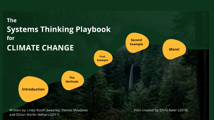 The Systems Thinking Playbook for Climate Change by Chris on Prezi