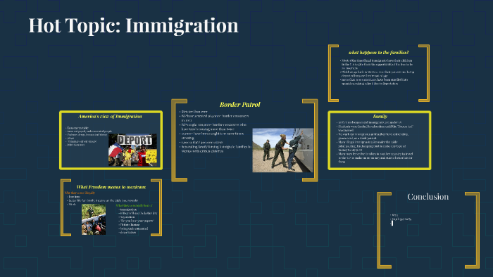 Hot Topic: Immigration by Briana Gutierrez Hot Topic: Immigration by Briana Gutierrez