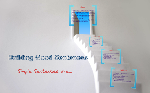 Good Writers Build Strong Sentences--Subjects and Verbs by Sarah ...