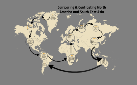 Comparing & Contrasting North America and South East Asia by Group 3 on ...