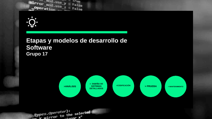 Etapas y Modelos de desarrollo de software by Sweet Quark on Prezi