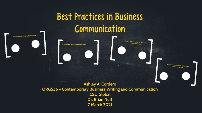 Best Practices in Business Communication by on Prezi