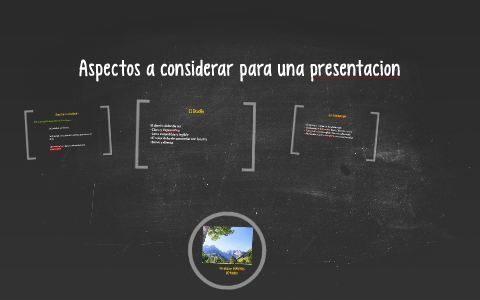 Aspectos a considerar para una presentacion by Juliett Rodriguez on Prezi