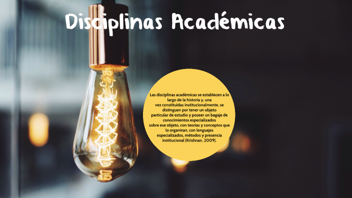 Disciplinas Académicas by Elena Flores on Prezi
