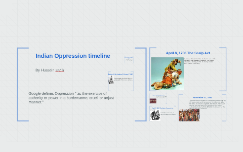Indian Oppression timeline by hussein sadik on Prezi