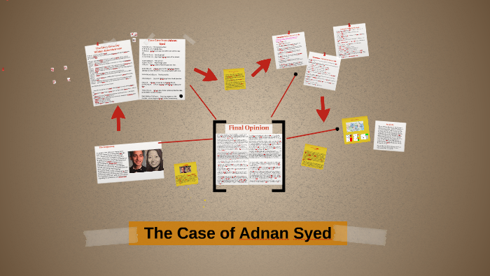 The Case of Adnan Syed by martin au on Prezi