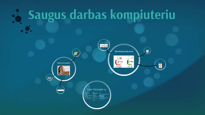 Saugus darbas kompiuteriu by Ugnė Pačekajūtė on Prezi