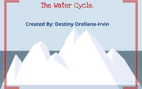 The Water Cycle. by Destiny Orellana-Irvin on Prezi