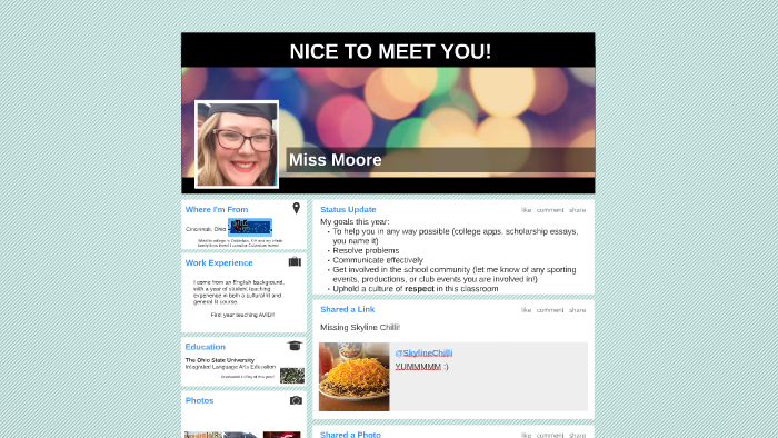 WELCOME BACK, STUDENTS! by Hayley Moore on Prezi