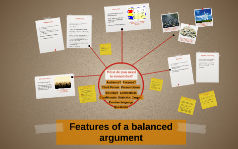 Features of a balanced argument by James Marnell on Prezi