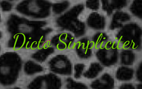 Dicto Simpliciter by Sara Ramirez on Prezi