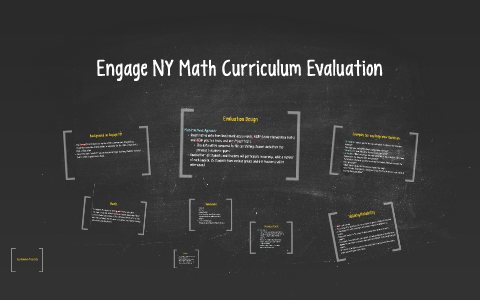 Engage NY Math Curriculum Evaluation by Brandon Frederick on Prezi