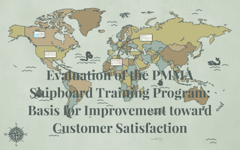 Evaluation of the PMMA Shipboard Training Program: by Rachelle R ...