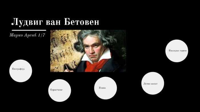 Бетовен by Marko Arsic on Prezi