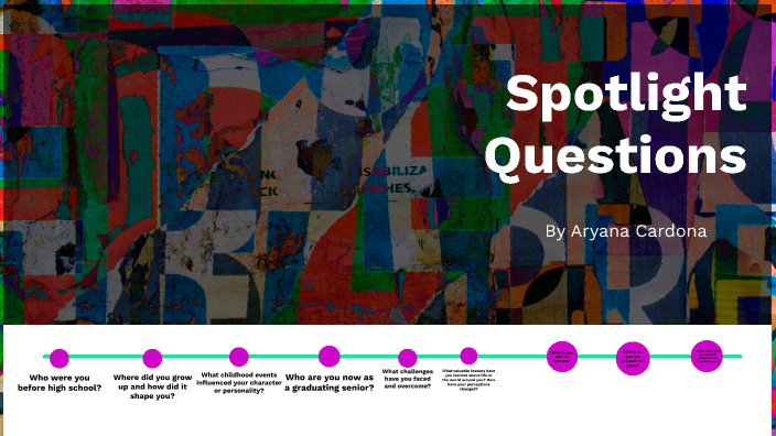 Senior Spotlight Questions by aryana cardona on Prezi
