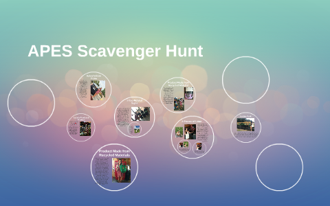 APES Scavenger Hunt by Erin Templin on Prezi