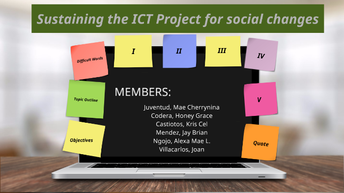 Sustaining the ICT Project for social changes by Alexa Ngojo on Prezi
