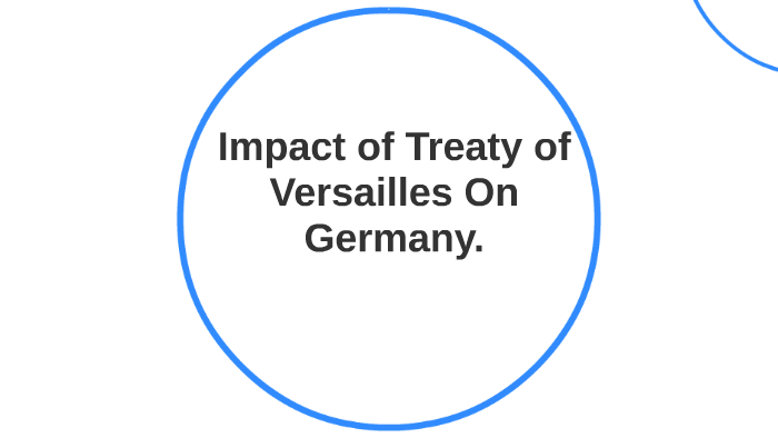 Impact of Treaty of versailles by on Prezi