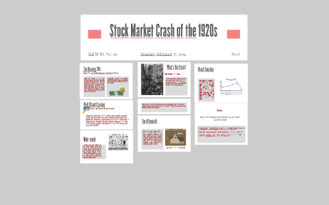 Stock Market Crash of the 1920s by Madeline DeSmyther