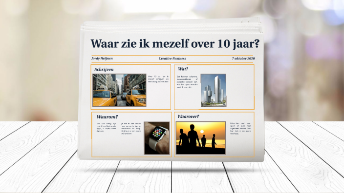 Waar zie ik mezelf over 10 jaar? by Jordy Heijnen on Prezi