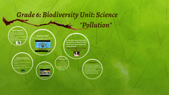 Grade 6: Biodiversity Unit: Pollution by Alicia Mancuso on Prezi