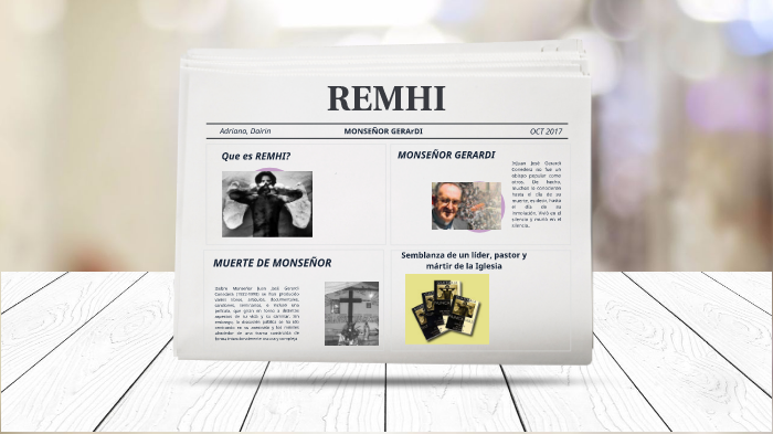 REMHI by adriana herrera y herrera on Prezi