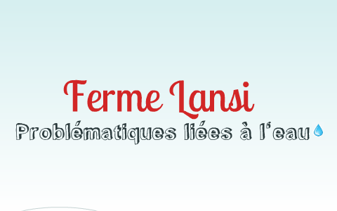 Ferme Lansi Holstein inc. by Rébecca Durocher Bergeron on Prezi
