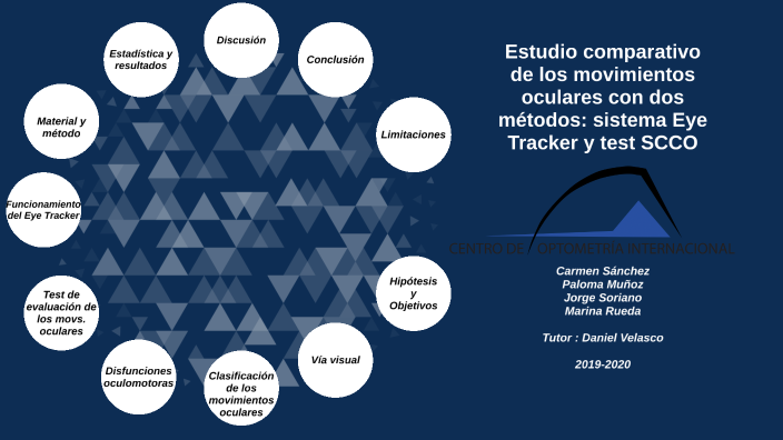 Estudio comparativo de los movimientos oculares con dos métodos ...