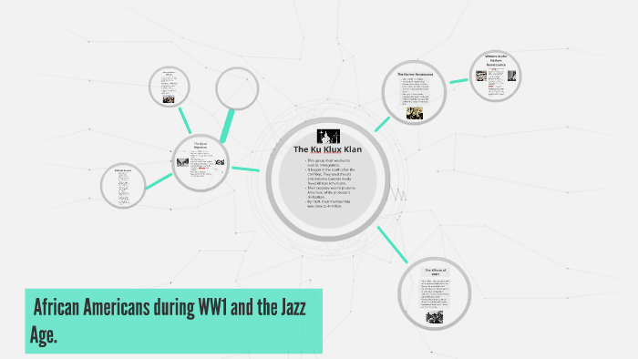 African Americans during WW1 and the Jazz Age by Trent Thomas on Prezi
