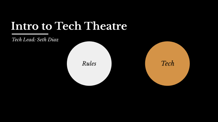 Intro to Technical Theatre by Seth Diaz on Prezi