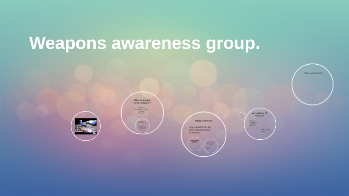 Weapons awareness by on Prezi