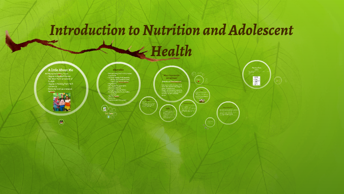 Introduction to Nutrition and Adolescent Health by Adria Taylor