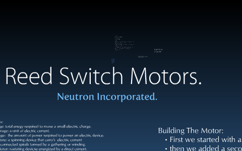 reed switch motor by yesenia arredondo on Prezi