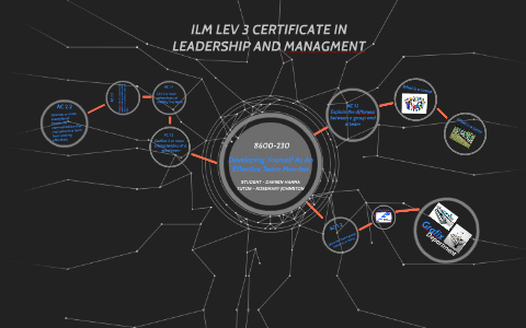 ILM LEVEL 3 CERTIFICATE by Darren Hanna on Prezi