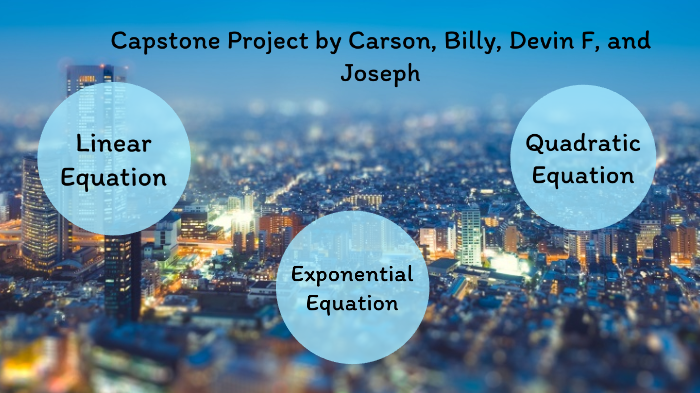 Math Capstone Project by Billy Davis on Prezi