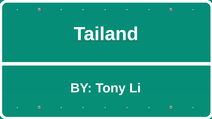 Tailand by mingfei li on Prezi