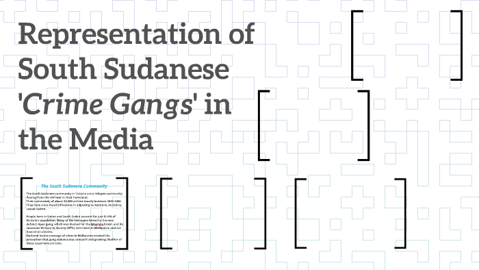 Representation of South Sudanese 'Crime Gangs' in the Media by Giorgii ...