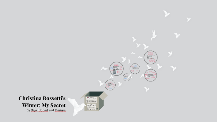 Christina Rossetti's Winter: My Secret by Diya Chopra on Prezi