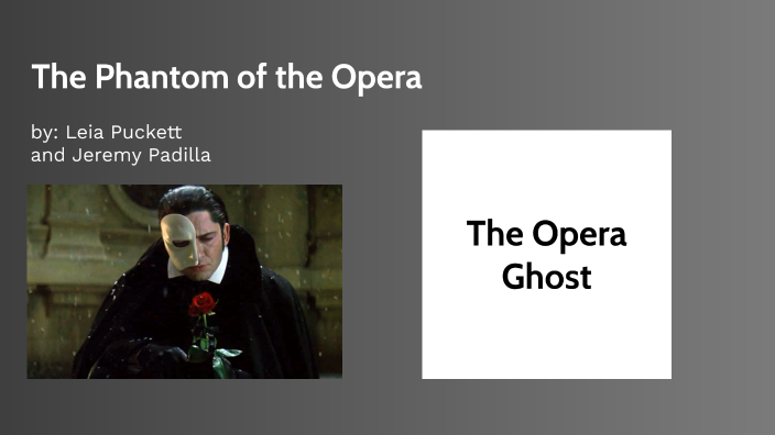 Phantom Character Analysis by jeremy padilla on Prezi