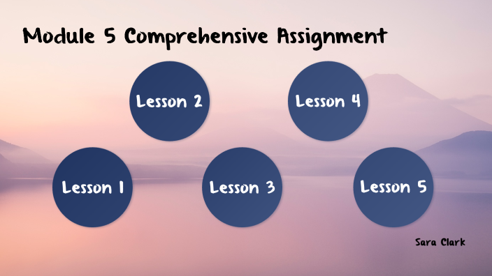 Module Five Comprehensive Assingment by Sara Clark on Prezi