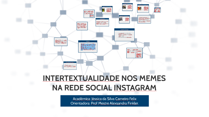 INTERTEXTUALIDADE NOS MEMES NA REDE SOCIAL INSTAGRAM by Jessica Felix ...