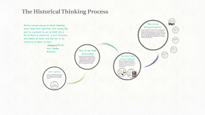 The Historical Thinking Process by Cheyenne Wilson on Prezi