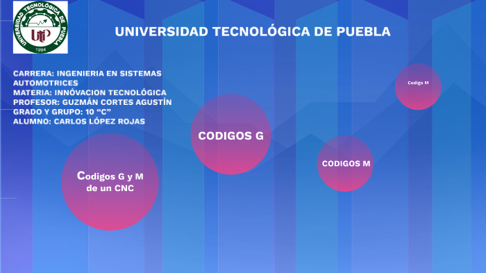 Codigos G y M de un CNC by carlos lopez on Prezi