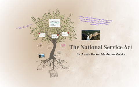 The National Service Act by Alyssa Parker on Prezi