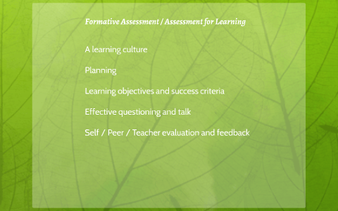 Learning Objectives and Success Criteria by Alan Brown on Prezi