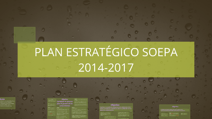 PLAN ESTRATÉGICO SOEPA by on Prezi