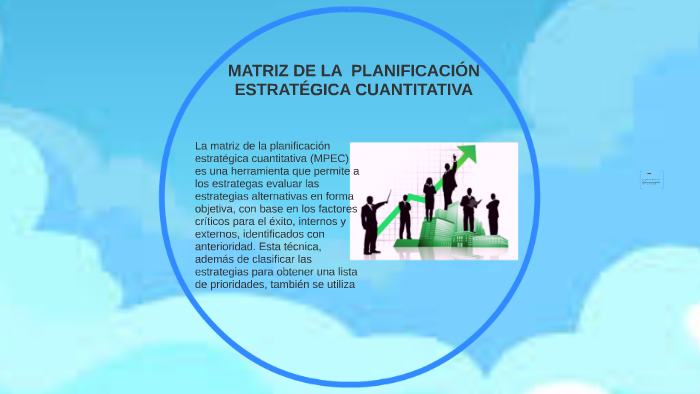 MATRIZ DE LA PLANIFICACION ESTRATEGICA CUANTITATIVA by Aby Martz on Prezi