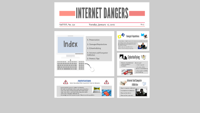 INTERNET DANGERS by Andrea G on Prezi