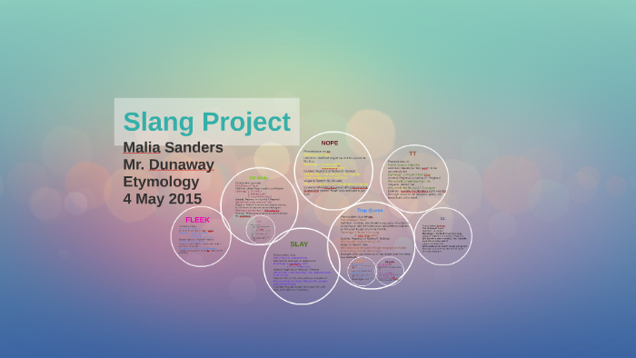 Slang Project by Malia Sanders on Prezi