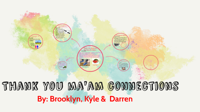 Thank you ma'am connections by Kyle Da Silva on Prezi